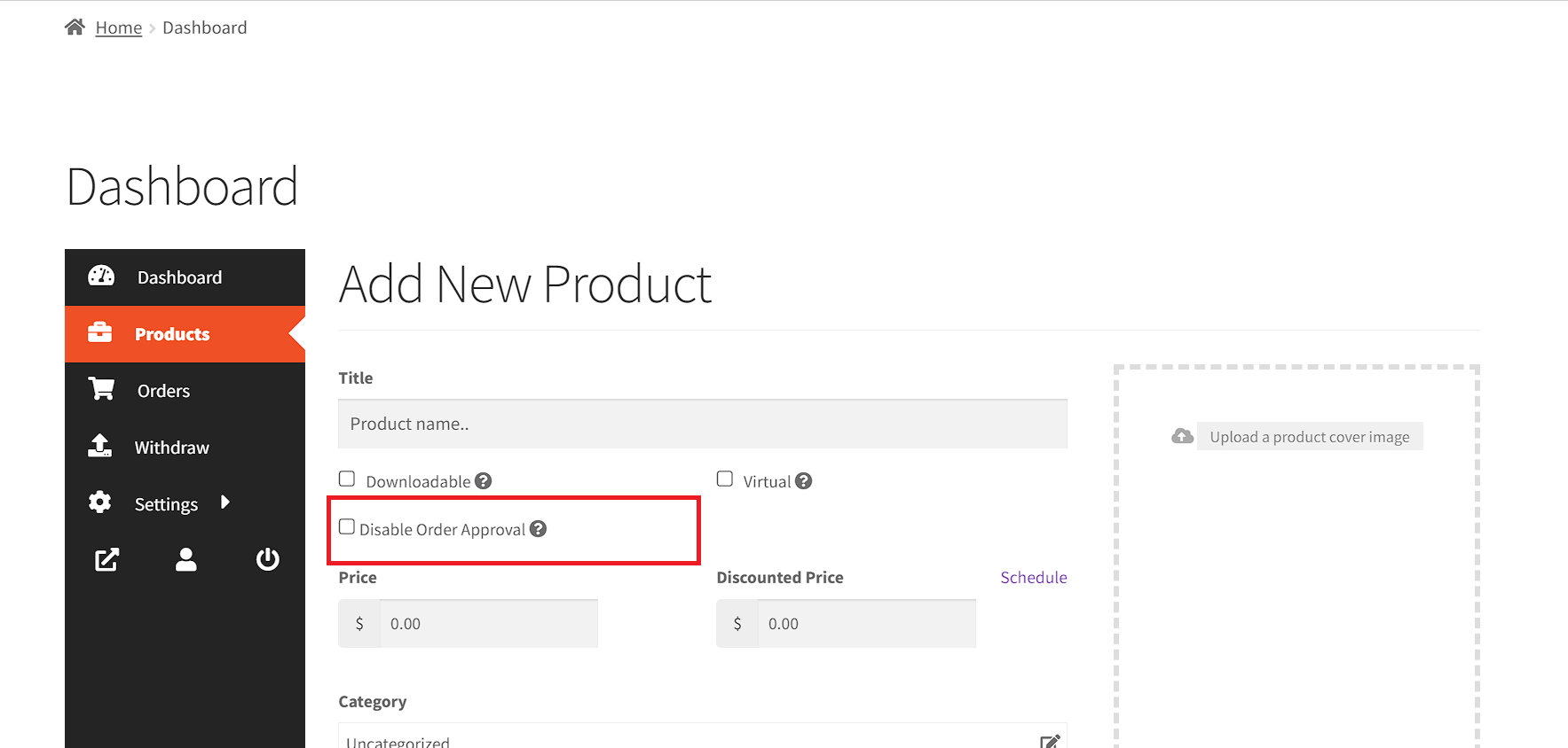 Dokan Order Approval For Woocommerce By Sevengits