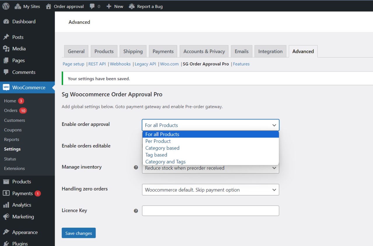 Order Approval Woocommerce - Best Preorder Plugin By Sevengits
